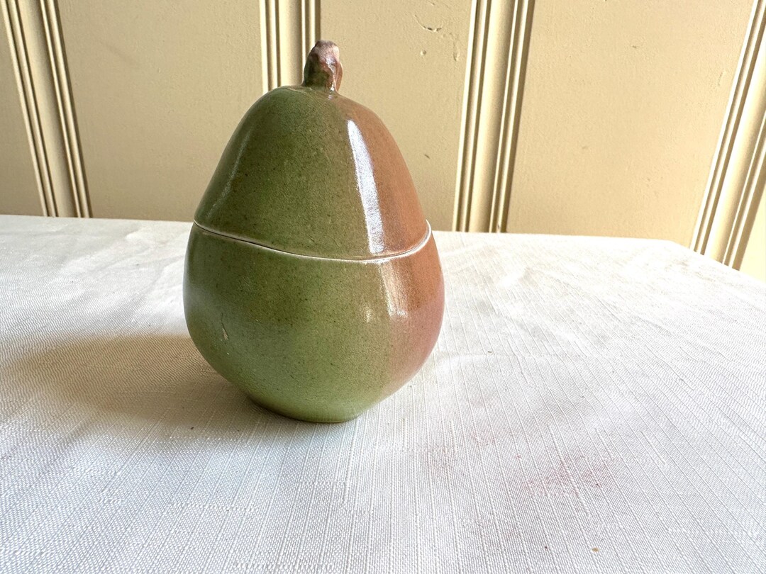 1977 Barbara Eigen Figural Pear Fruit Signed Pottery - Etsy