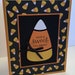 Candy Corn Card Greeting Card - Happy Halloween Card - Hand Stamped ...