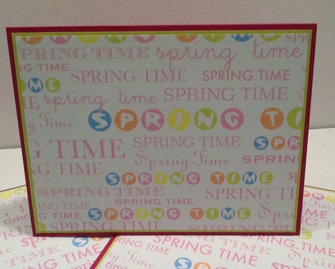 Spring Card Set of Three - Blank Note Card Set - Just Because Cards ...