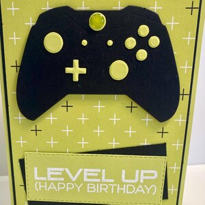 Video Game Birthday Card - Game Controller Happy Birthday Card - Gaming ...