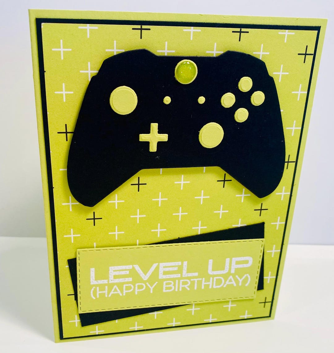 Gamer Birthday Card Video Game Controller Card Kids Birthday Card ...