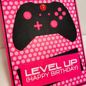 Video Game Birthday Card - Game Controller Happy Birthday Card - Gaming ...