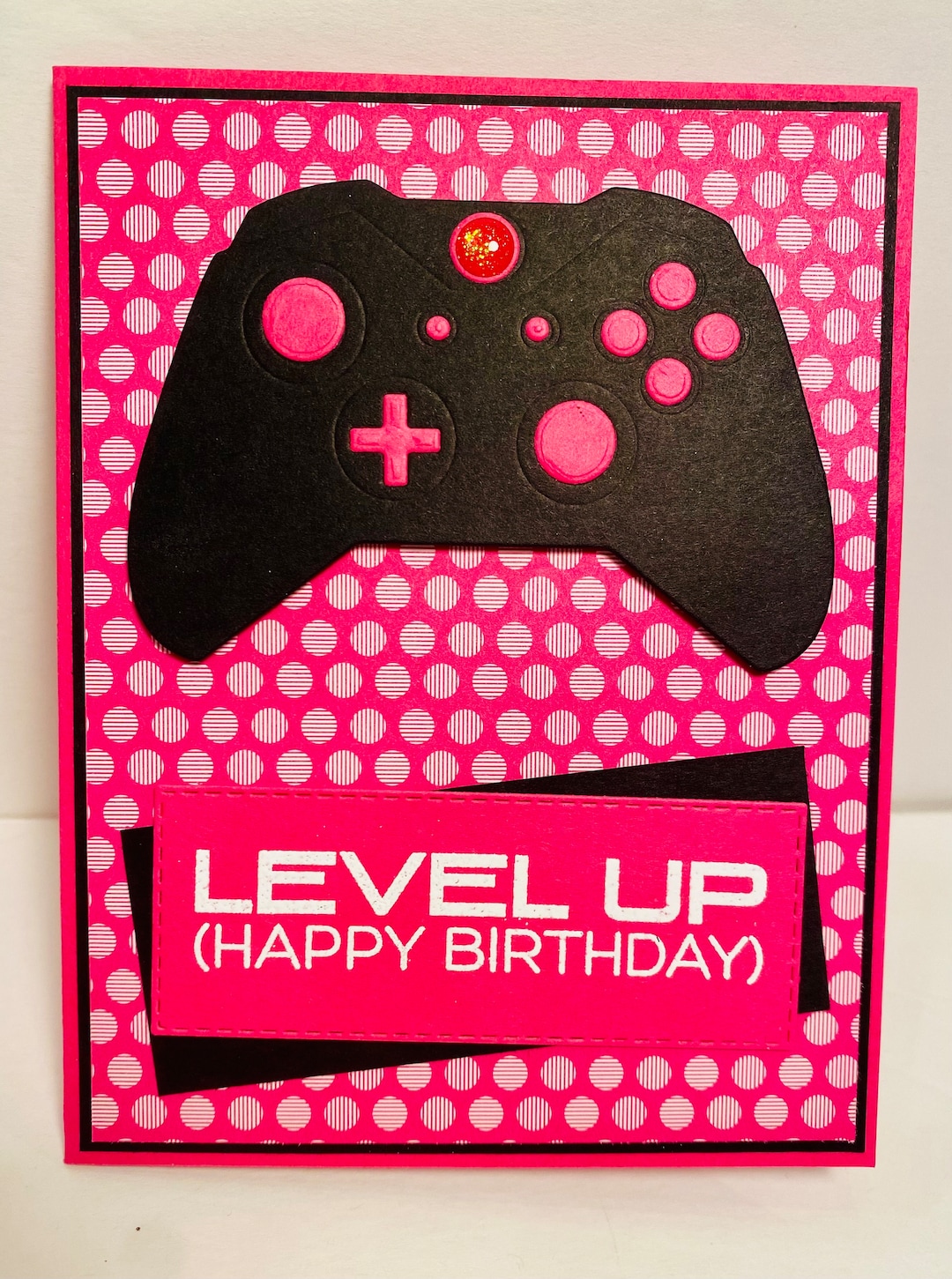 Video Game Birthday Card - Game Controller Happy Birthday Card - Gaming ...