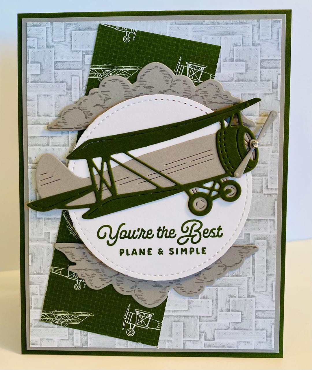 Masculine Card - Aviation Greeting Card - Happy Birthday Airplane Card ...