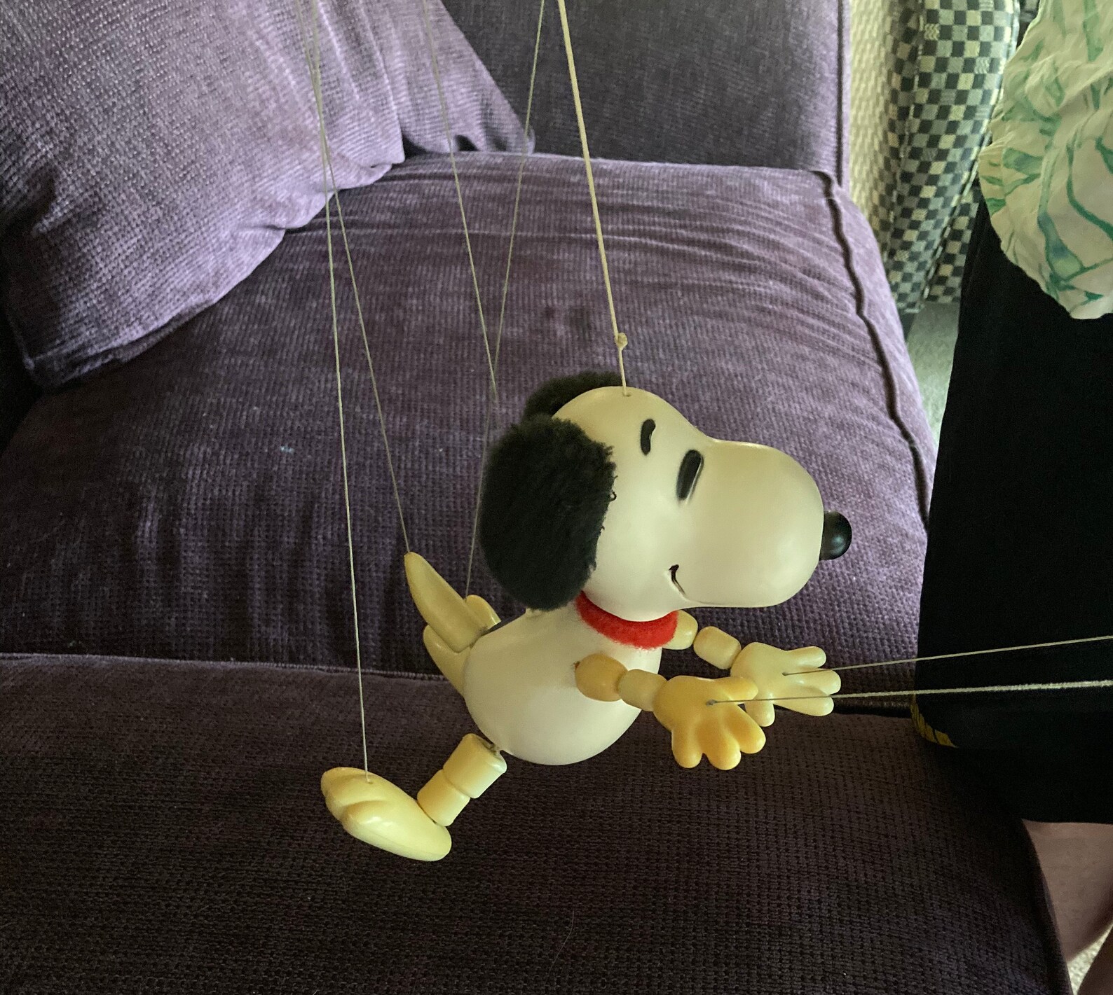 Snoopy Pelham Puppet Marionette 1970's Charlie Brown | Etsy