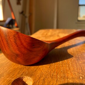Hand-carved Ladle in Padauk - Etsy