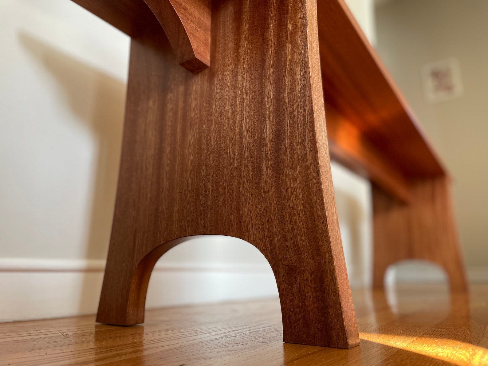 Shaker Bench With Curves - Etsy