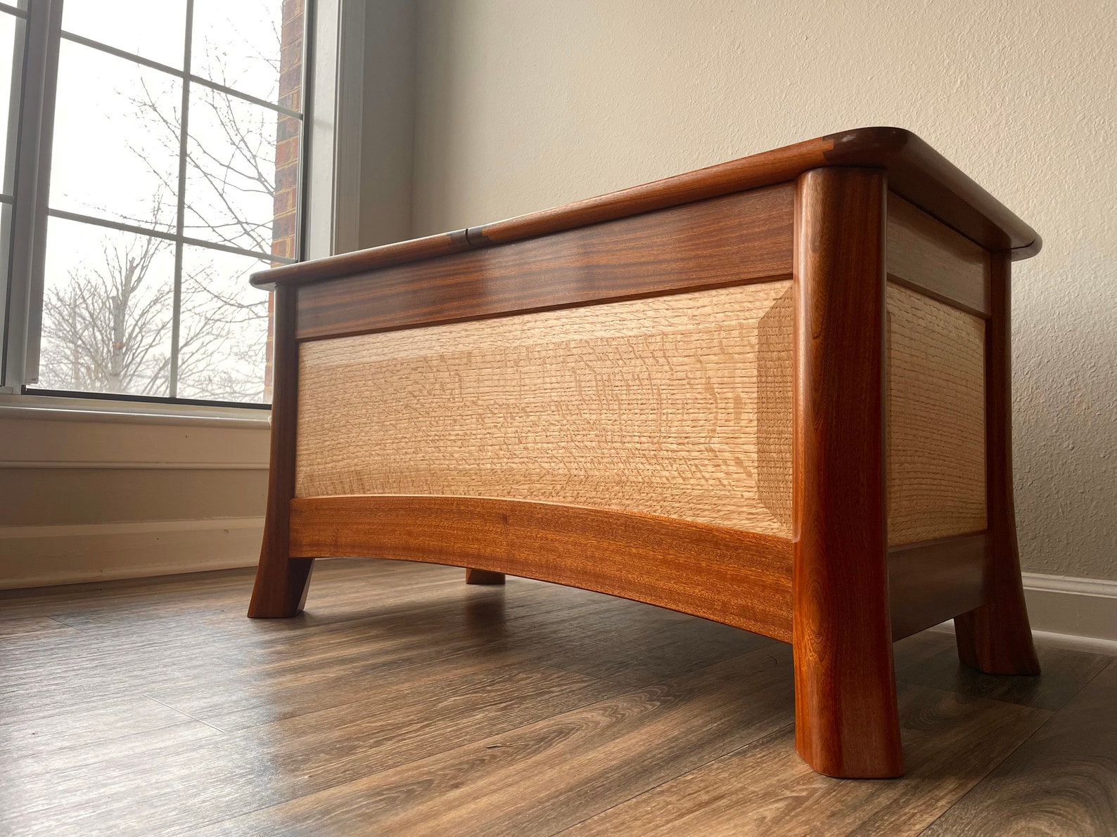 Handcrafted Blanket Chest | Solid Wood Hope Chest | Made to Order ...