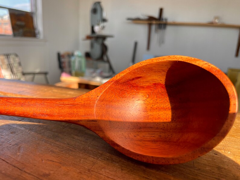 Hand-carved Ladle in Padauk - Etsy