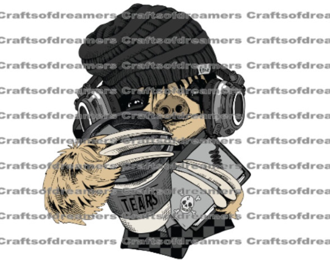 Emo Sloth With Tears Coffee Sublimation Transfer, Ready to Press, Craft ...