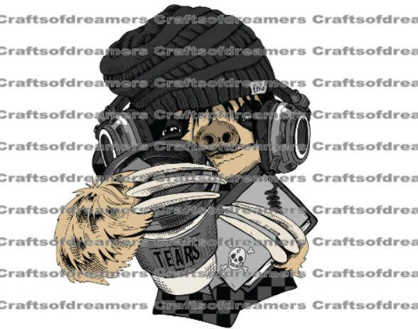 Emo Sloth With Tears Coffee Sublimation Transfer Ready to - Etsy