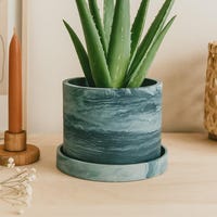 Conduit Plant Pot Unique, 3D Printed Planter, Planter With Drainage ...