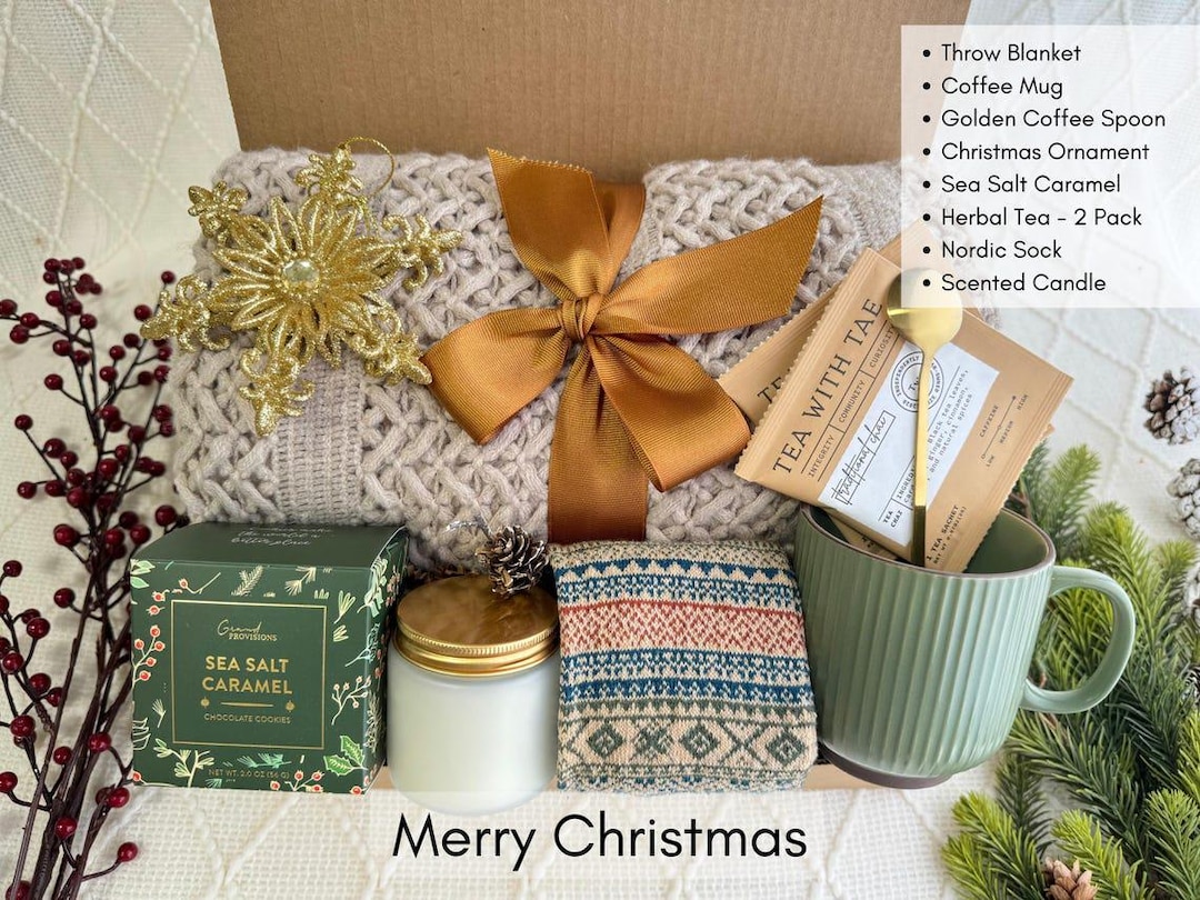 Merry Christmas Box for Women, Christmas Gift Box for Her, Holiday Gift ...
