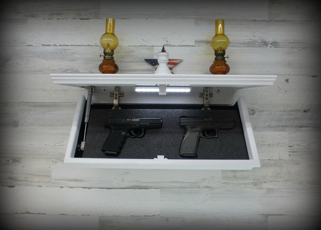 23" X 10" Hidden Compartment Tactical Concealment Gun Shelf - Etsy