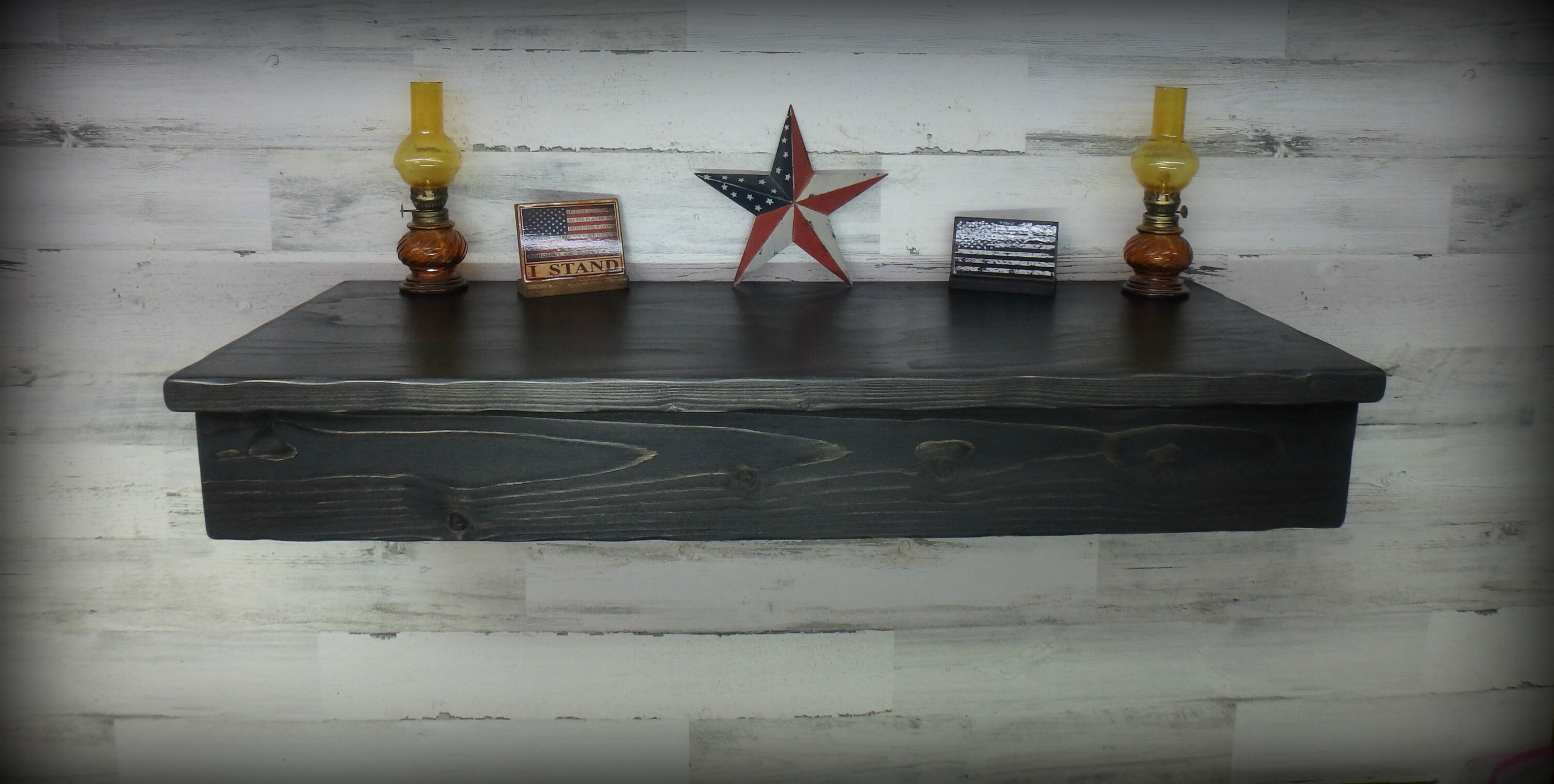 35 XL Choose Your Color Rustic Pine Compartment Tactical Concealment Shelf