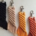 Macrame Key Ring Macrame Key Chain Macrame Zipper Pull - Etsy