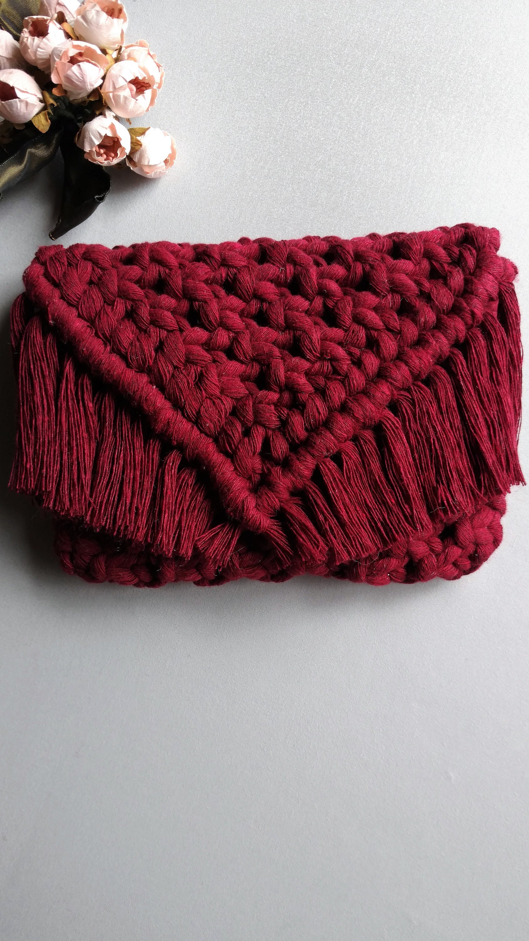 Small Macrame Bag Macrame Purse Macrame Wallet - Etsy