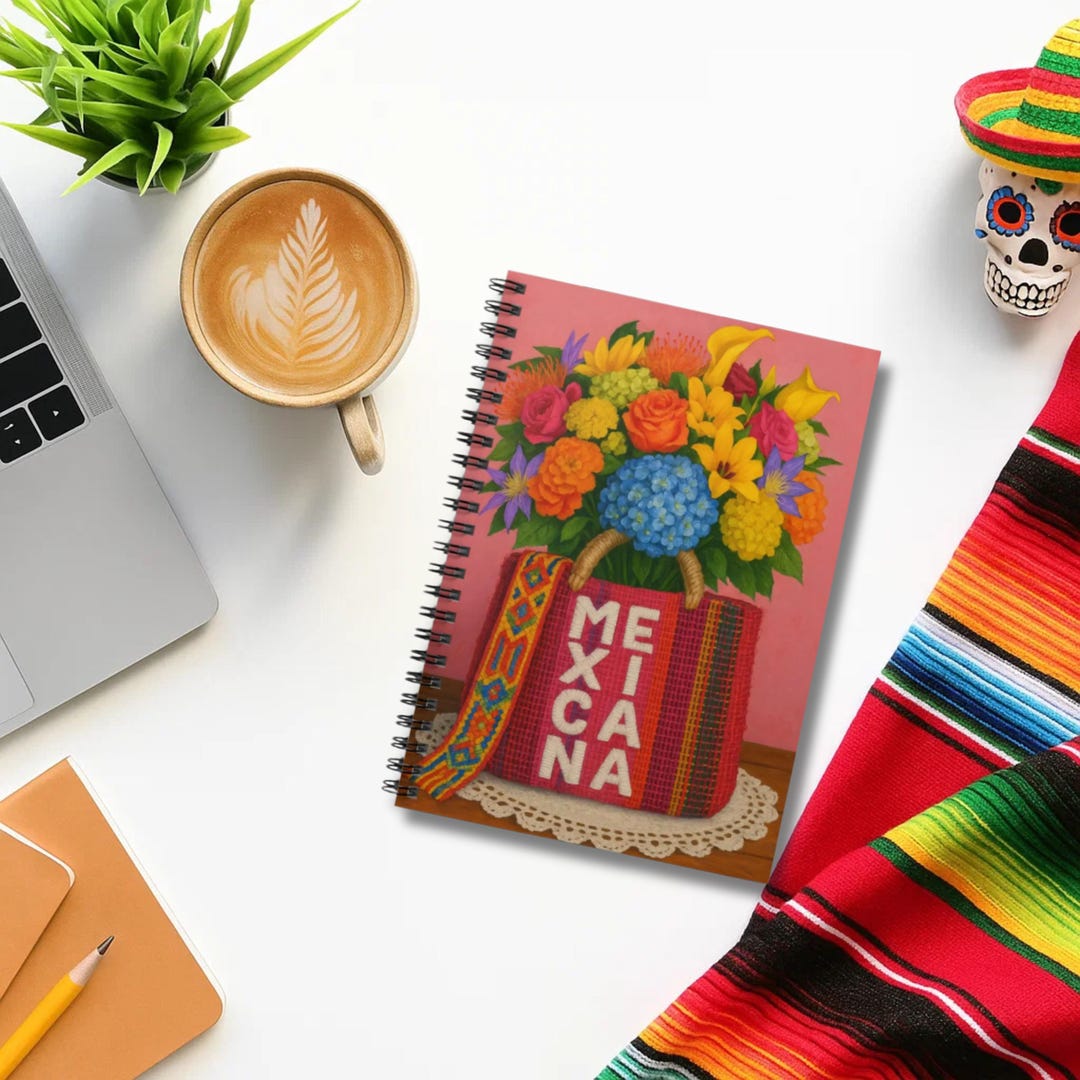 Mexico Spiral Notebook, Mexico Journal,mexico Gifts for Her, Latina ...