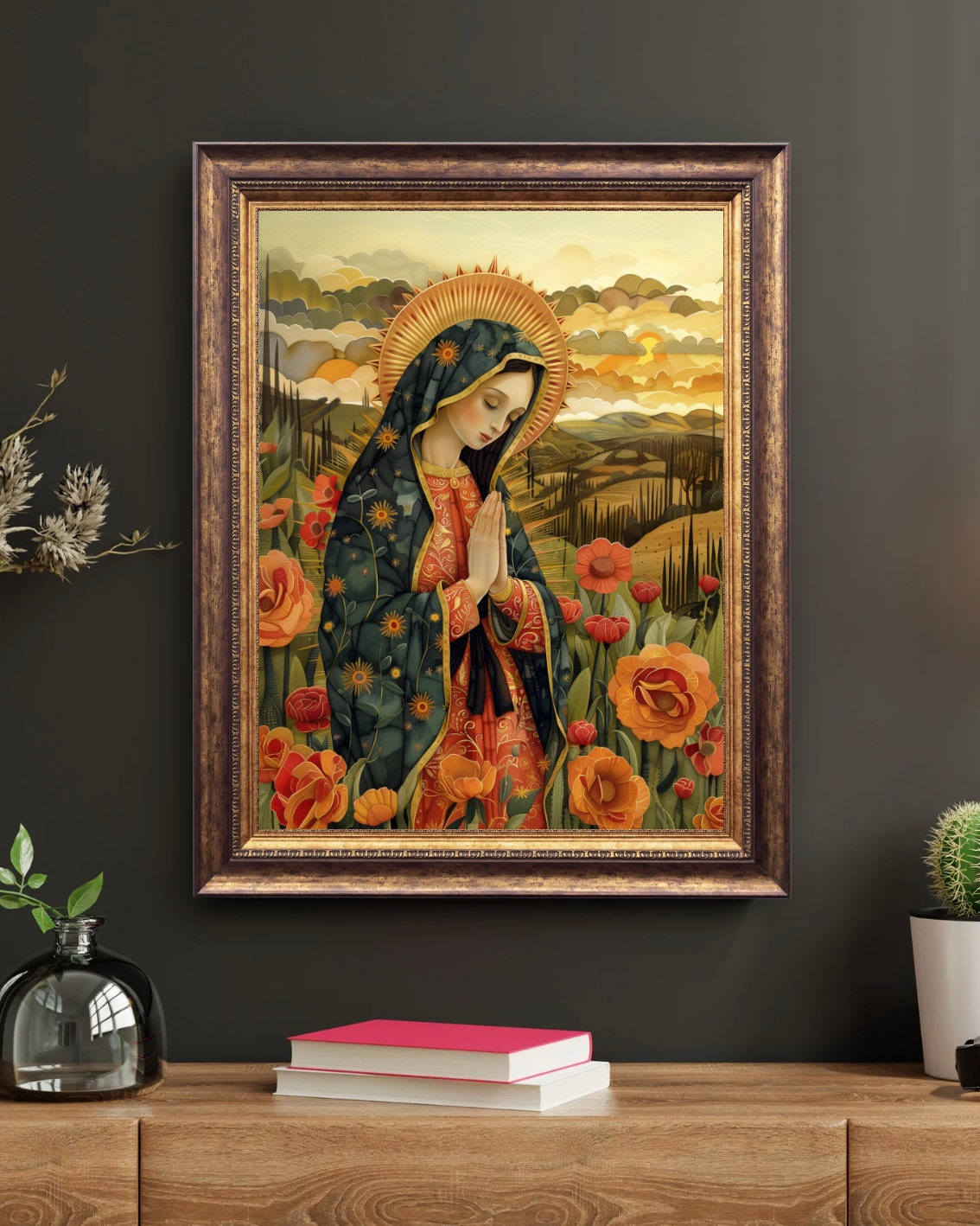 Our Lady of Guadalupe Art, Virgen De Guadalupe, Catholic Art, Virgin ...