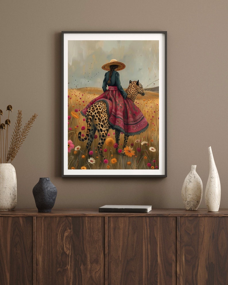 Jaguar Art,mexicana Art, Mexican Wall Art,mexico Art, Mexico Traditions ...