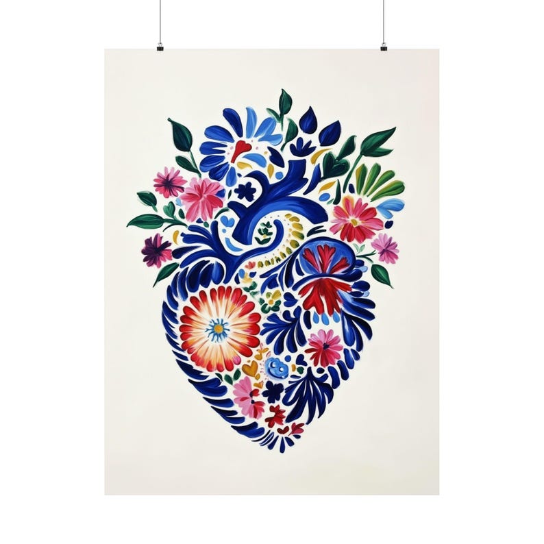 Mexico Wall Art, Talavera Wall Art, Mexico Talavera Style,blooming ...