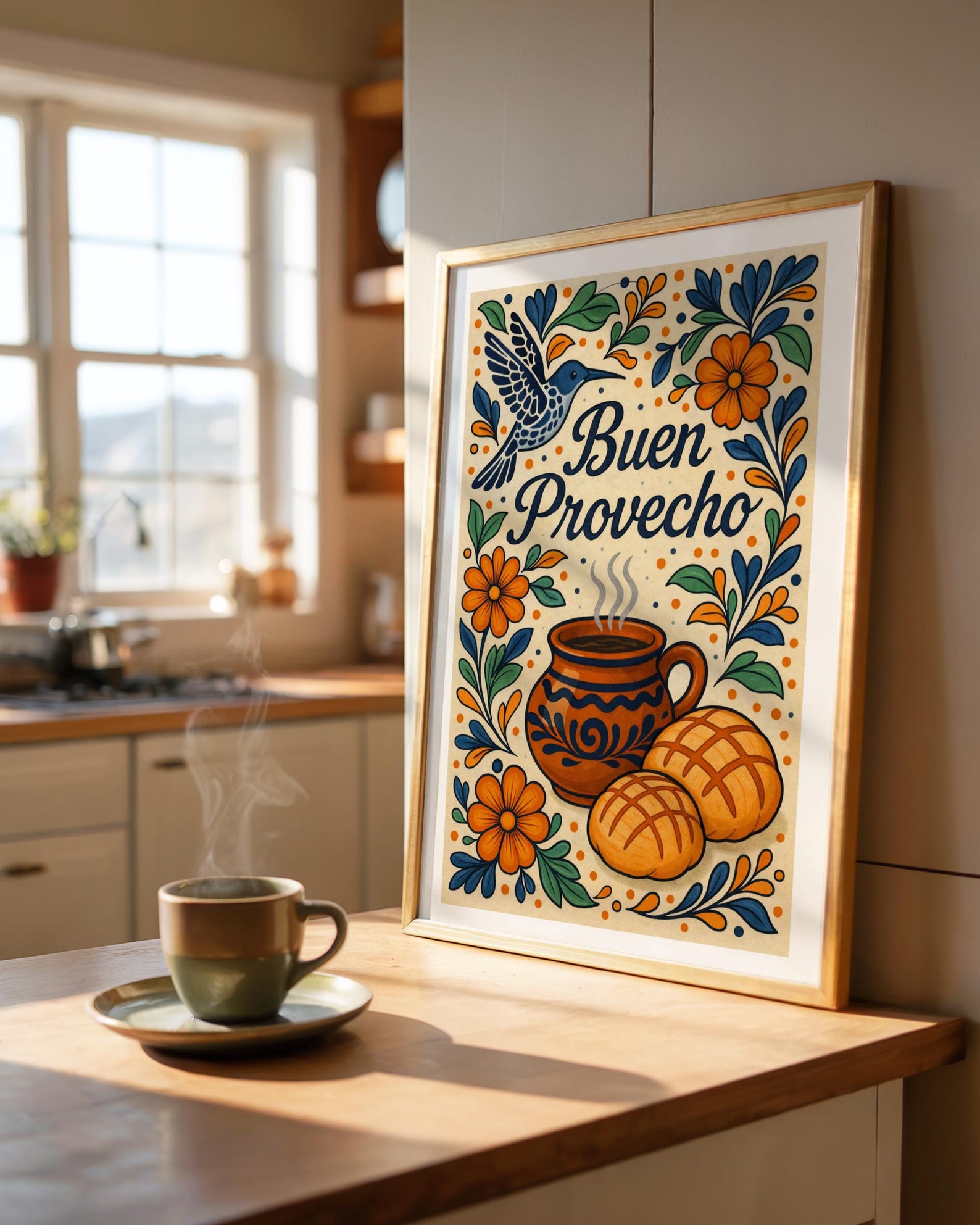 Pan Dulce Mexico Wall Art, Mexican Wall Art, Mexico Panecito Dulce ...