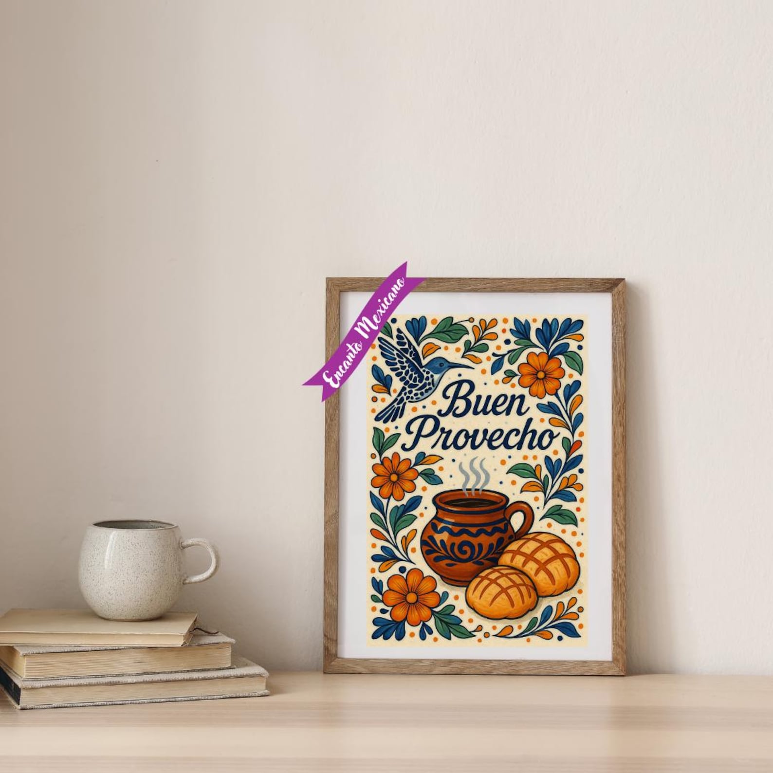 Pan Dulce Mexico Wall Art, Mexican Wall Art, Mexico Panecito Dulce ...