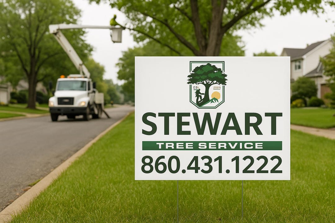 Yard Signs for Tree Arborist Service Business | Full Color, Double ...