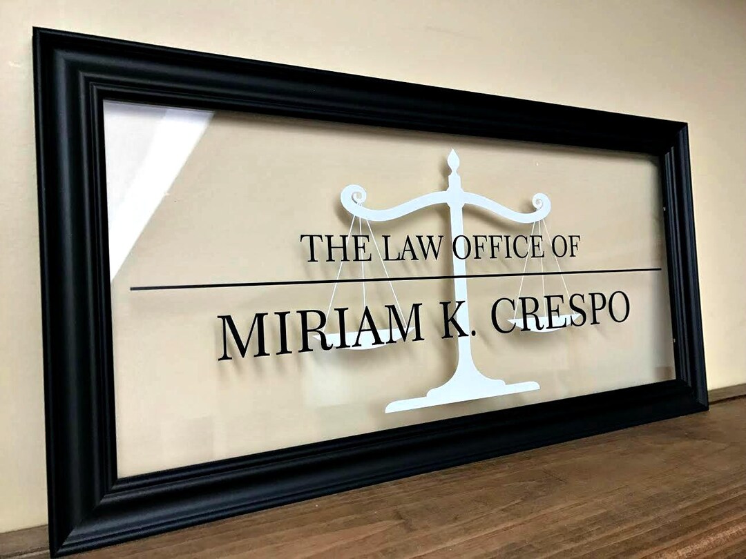Attorney Gifts Law Office Wall Art Decor Lawyer Sign Law School ...