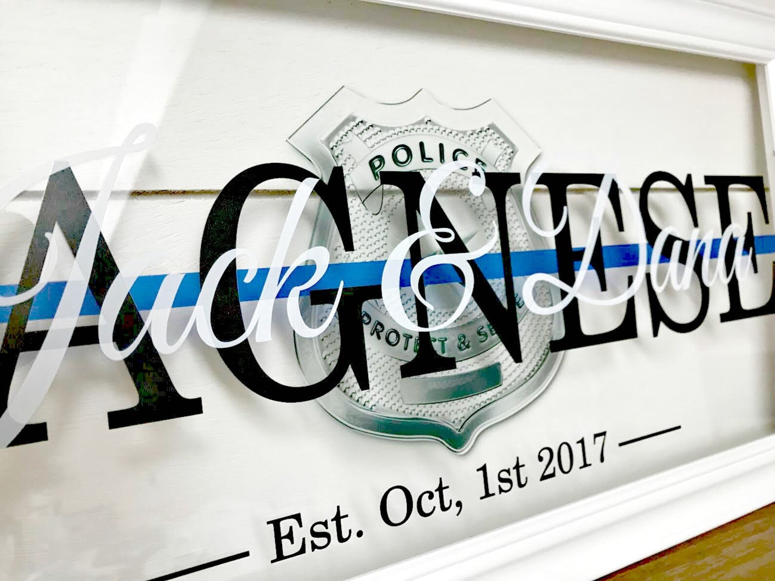 Personalized Police Officer Gifts Police Family Police Sign - Etsy