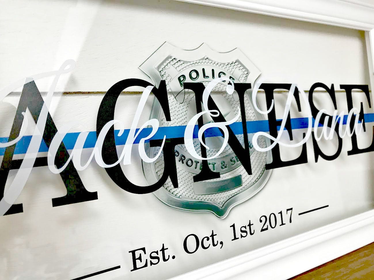 Personalized Police Officer Gifts Police Family Police Sign - Etsy