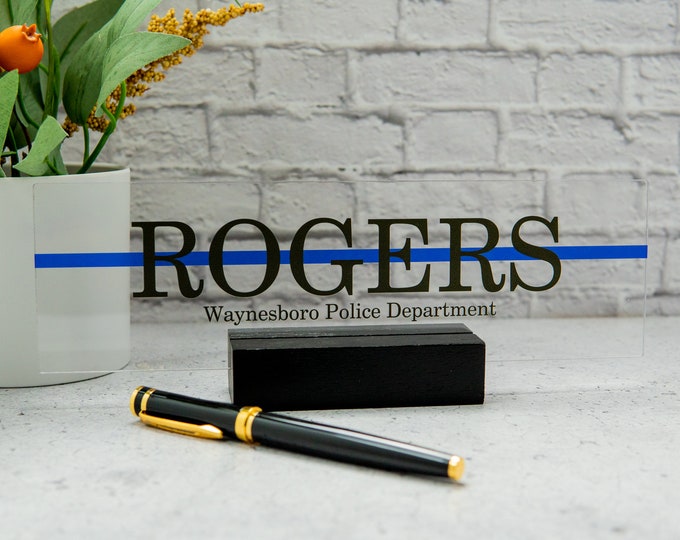 Police Name Plate - Etsy