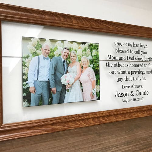 Parents Wedding Gift Parent of the Bride Parent of the - Etsy