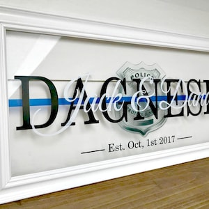 Personalized Police Officer Gifts Police Family Police Sign - Etsy