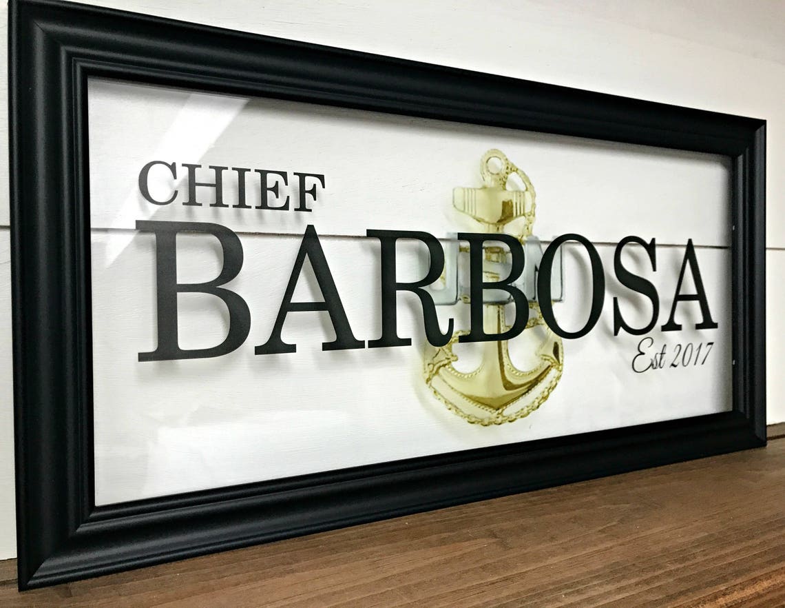 Navy Promotion Gift Navy Chief Gifts Navy Chief Navy Chief - Etsy