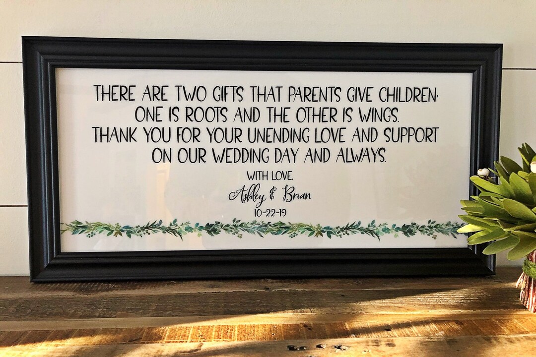 Parents of the Bride Gifts, Parent Wedding Gift, Mother of Daughter ...