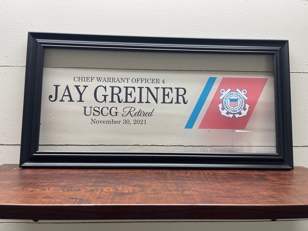 Coast Guard Retirement Gift Coast Guard Gift Military Going Away Gift ...