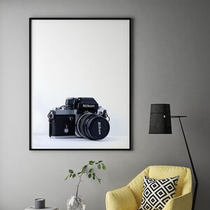 Nikon Camera Poster, Vintage Camera Print, Camera Prints, Nikon Print ...