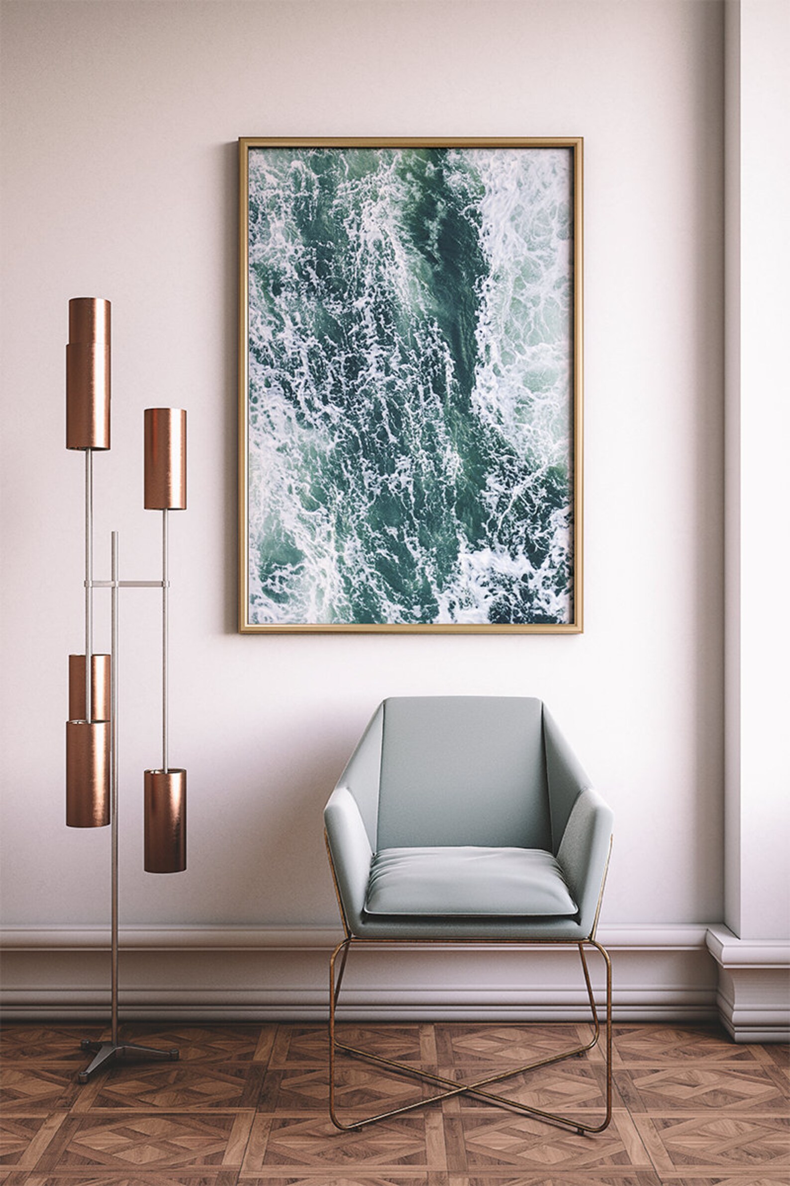 Sea Print, Wave Poster, Ocean Art Poster, Wall Decor, Home Decor ...