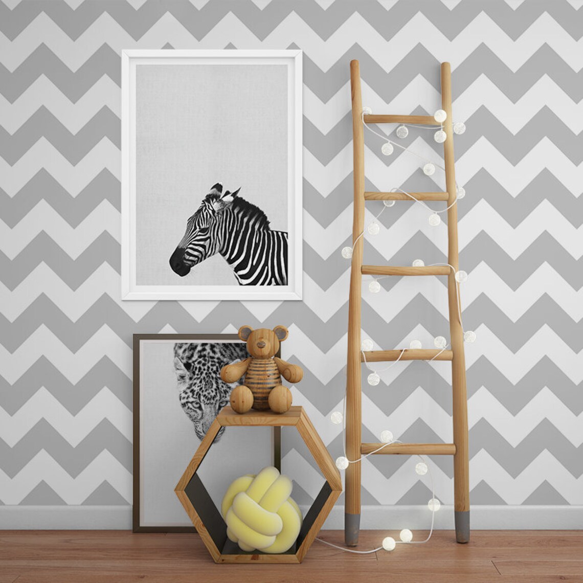 Zebra Print Nursery Decor Safari Baby Shower Print Large | Etsy