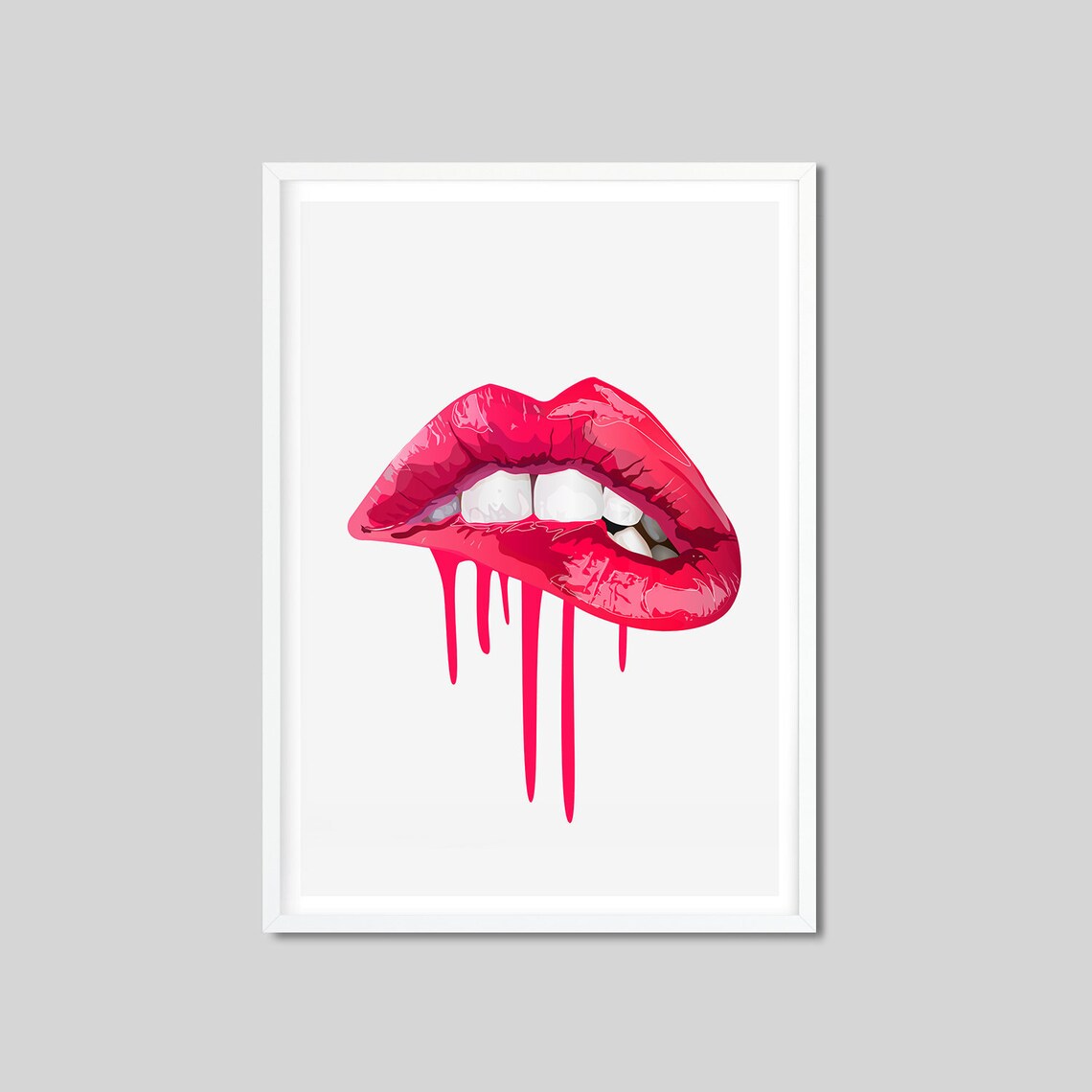 Lips Print Prints Lips Art Prints Lips Wall Art Art Gift | Etsy
