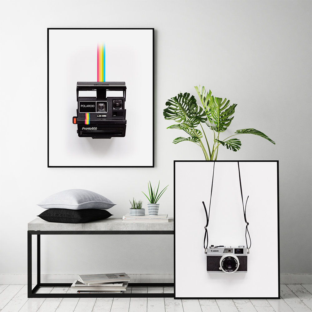 Vintage Camera Print Camera Prints Polaroid Art Prints - Etsy UK