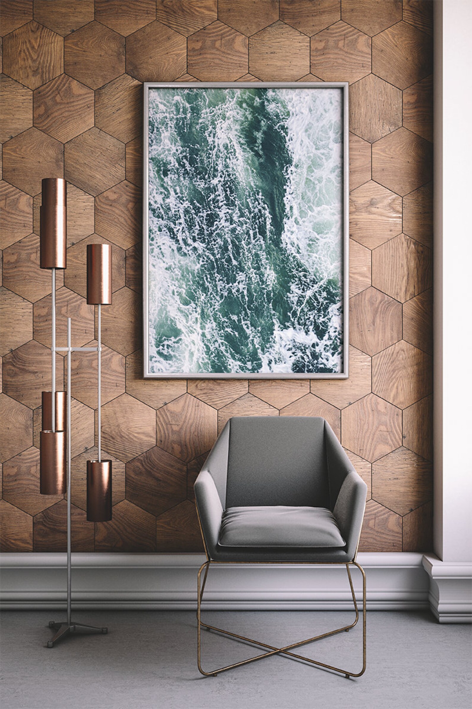 Sea Print, Wave Poster, Ocean Art Poster, Wall Decor, Home Decor ...