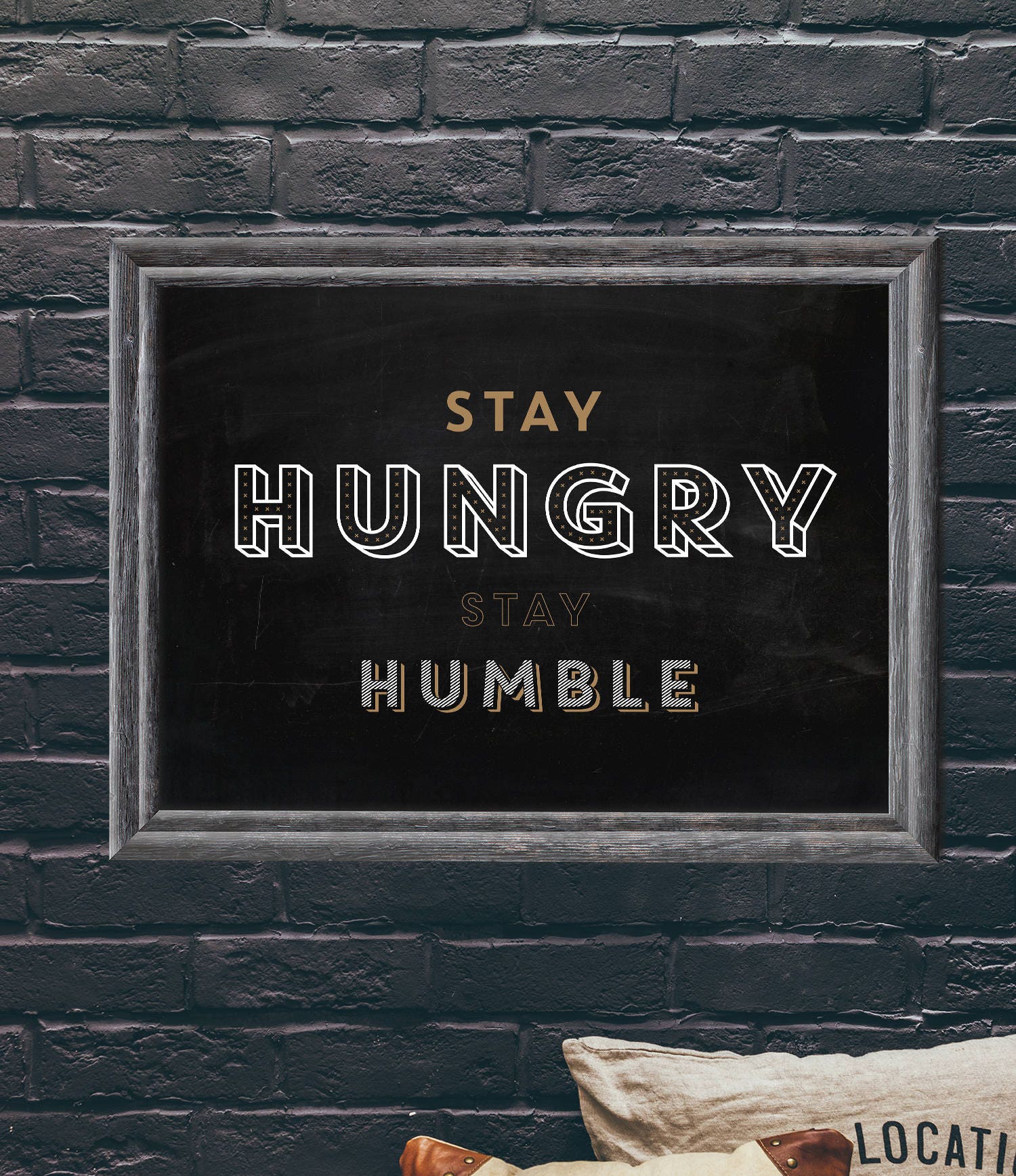 Stay Hungry Stay Humble Quote Print Motivation Print - Etsy UK