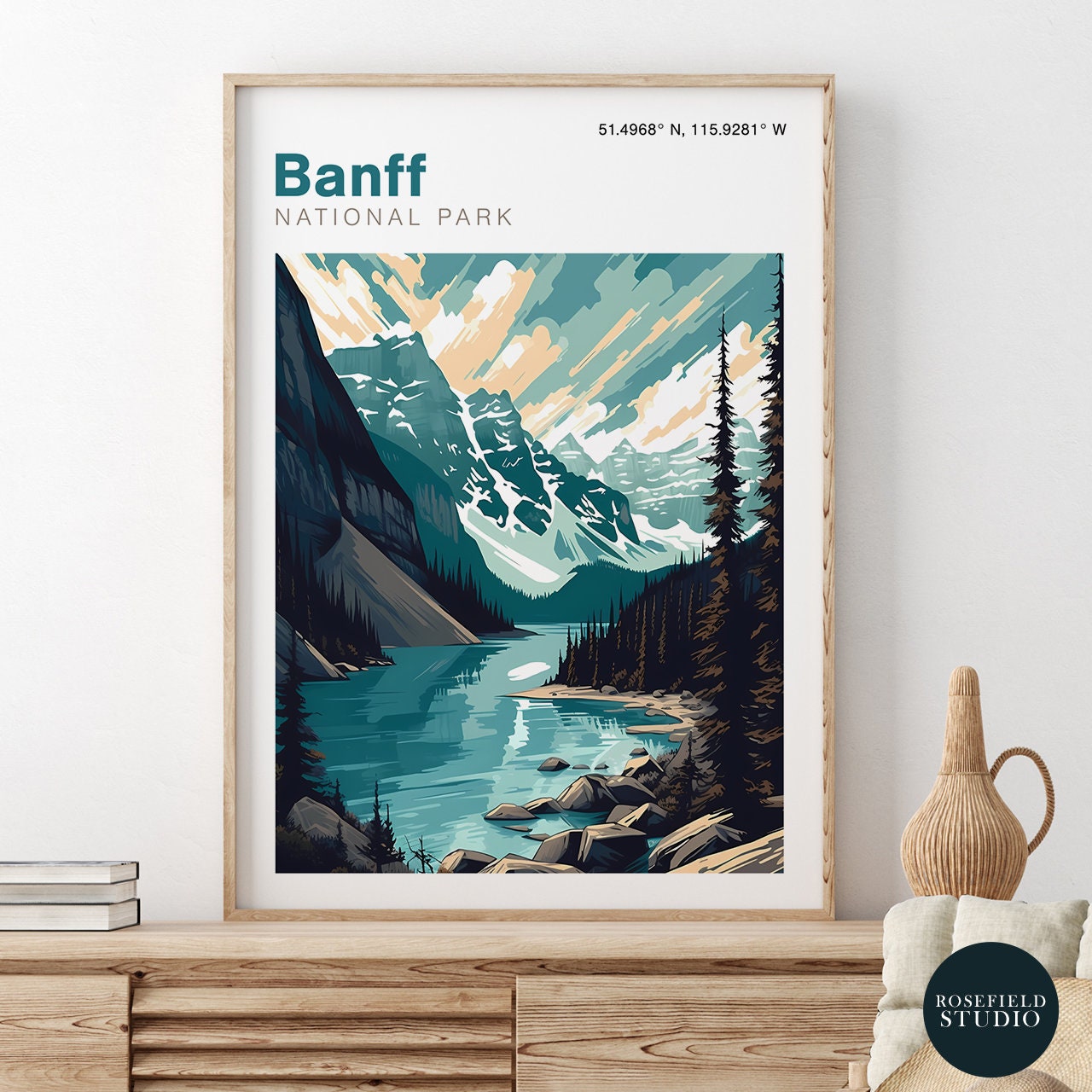 Banff National Park Print, Canada National Park Travel Print, Banff ...