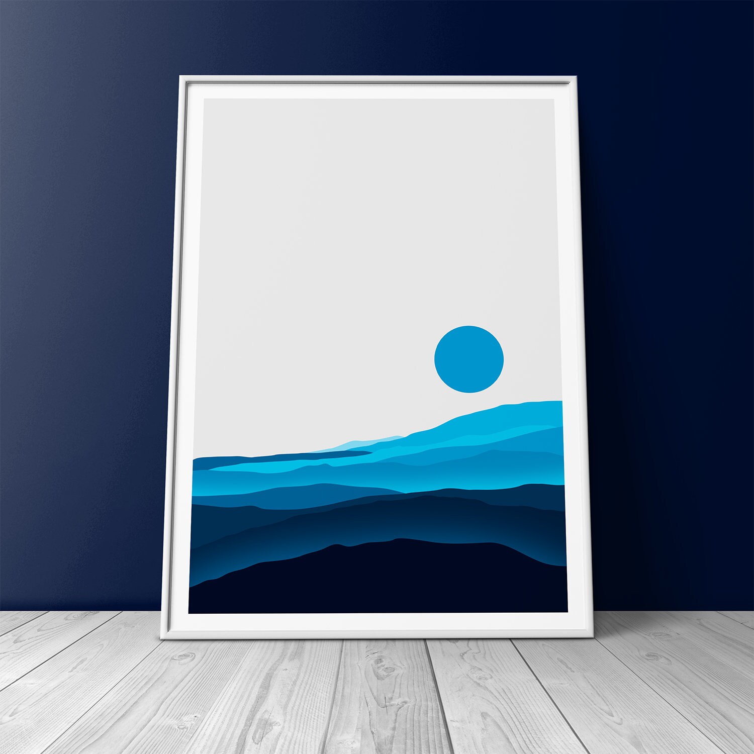 Nordic Print Set Scandinavian print Abstract Mountains Minimal | Etsy