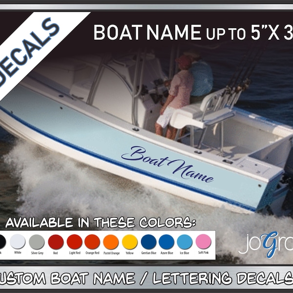 Boat Lettering - Etsy