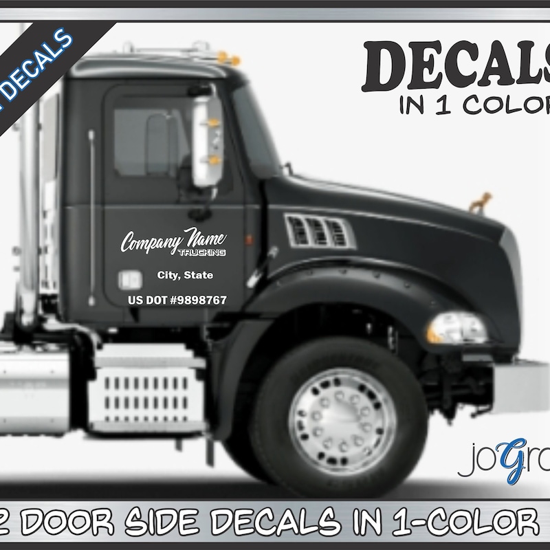Truck Side Decals - Etsy
