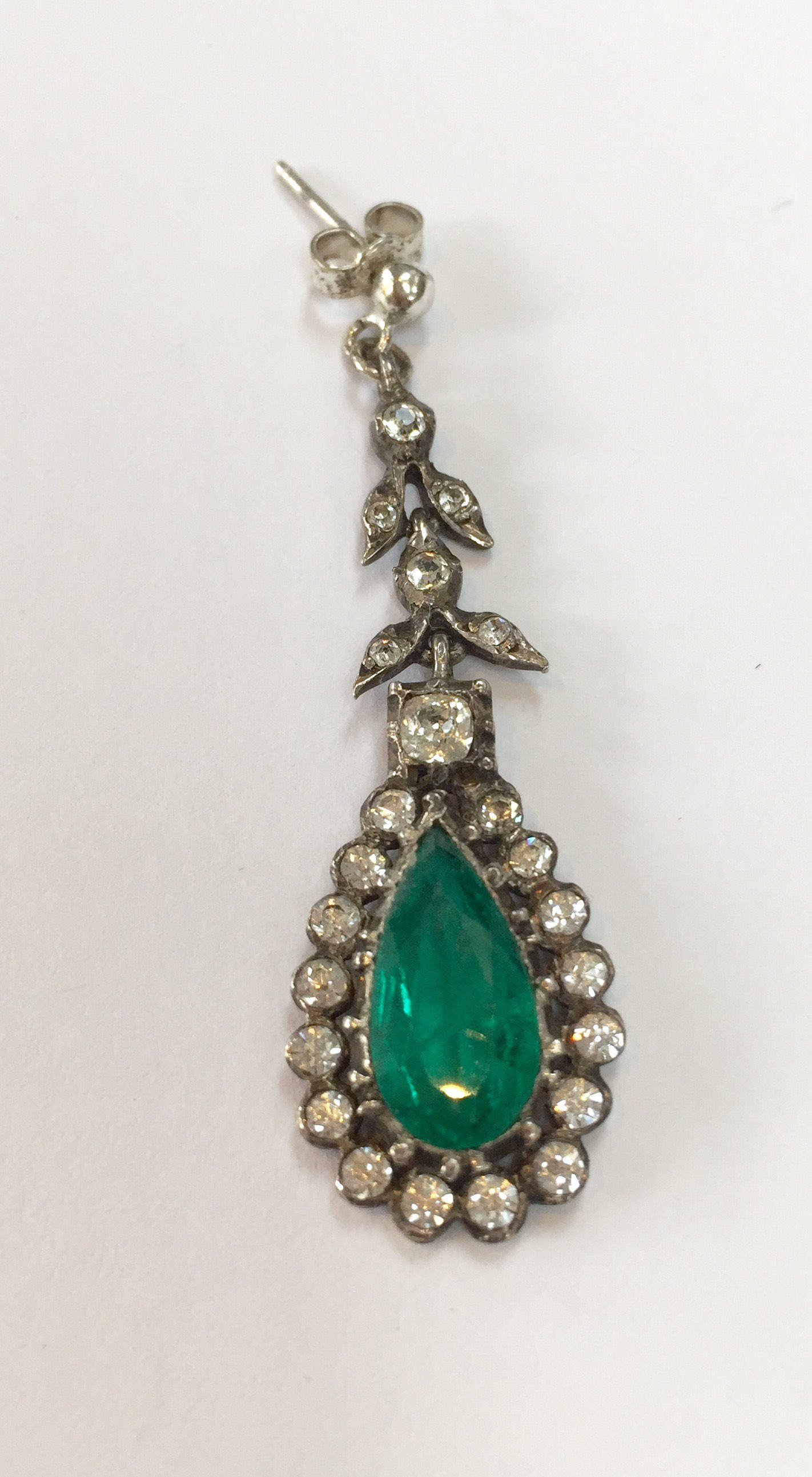 Amazing Edwardian Paste Earrings - Etsy