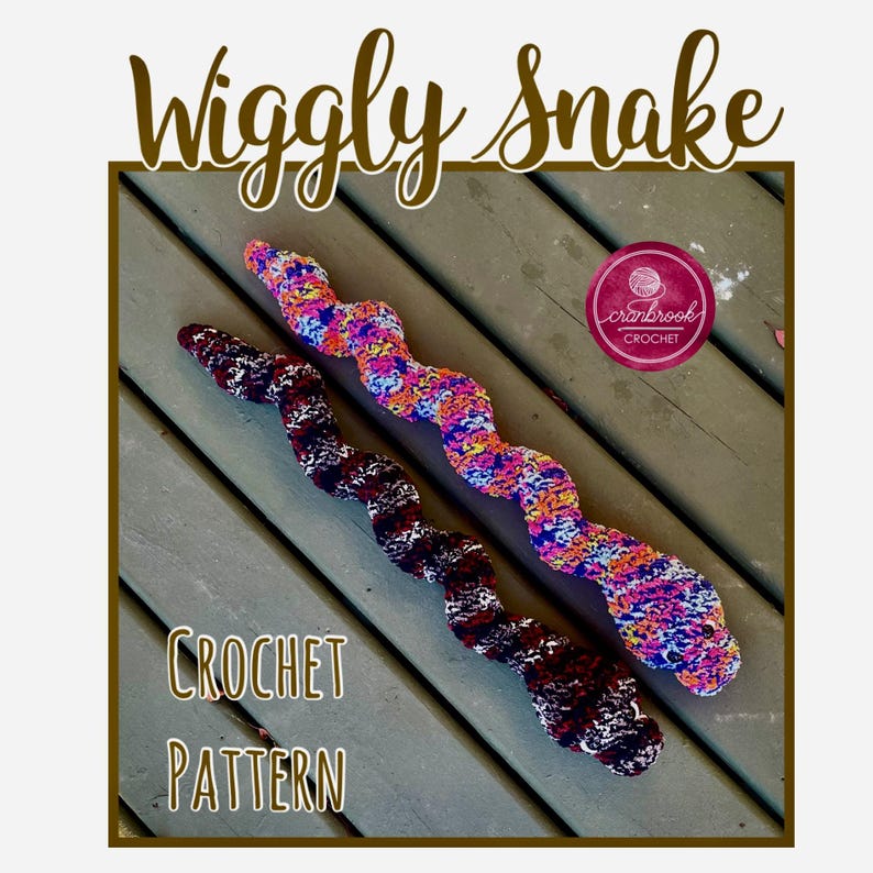 Wiggly Snake Crochet Pattern - Etsy